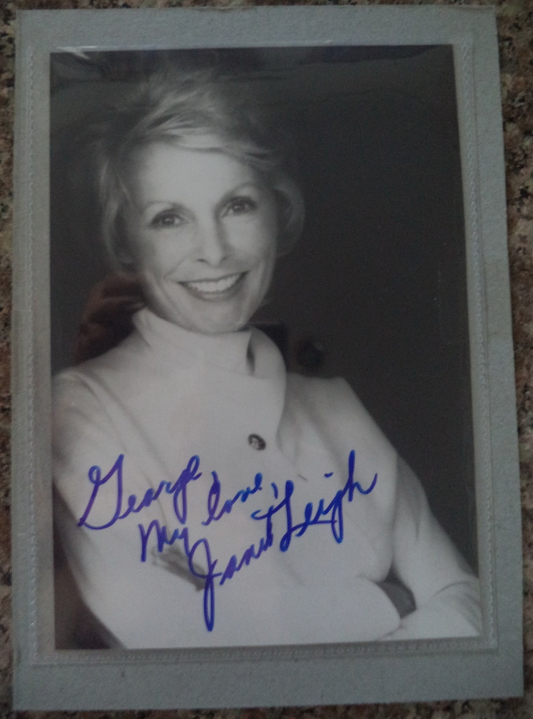 JANET LEIGH 1927 2004 Autograph, Hand Signed on Photo PSYCHO Star - Etsy