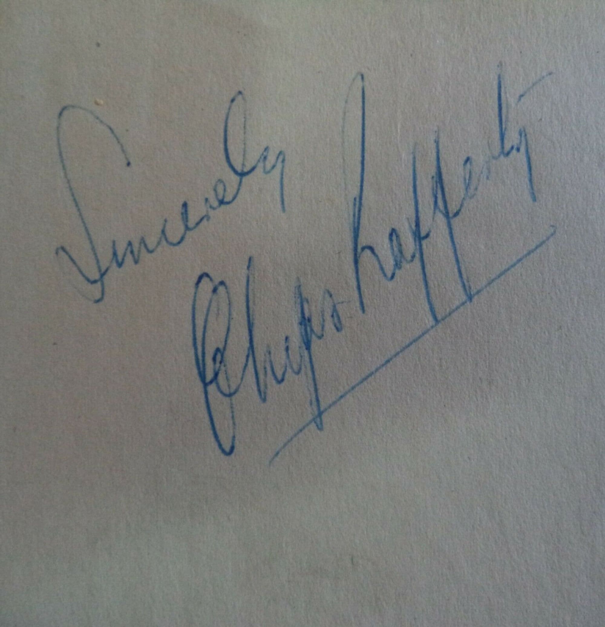 CHIPS RAFFERTY 1909 1971 Autograph, Hand Signed on Album Page - Etsy