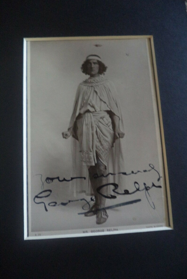 GEORGE RELPH (1888 – 1960) Autograph Mounted Display, Hand Signed on ...