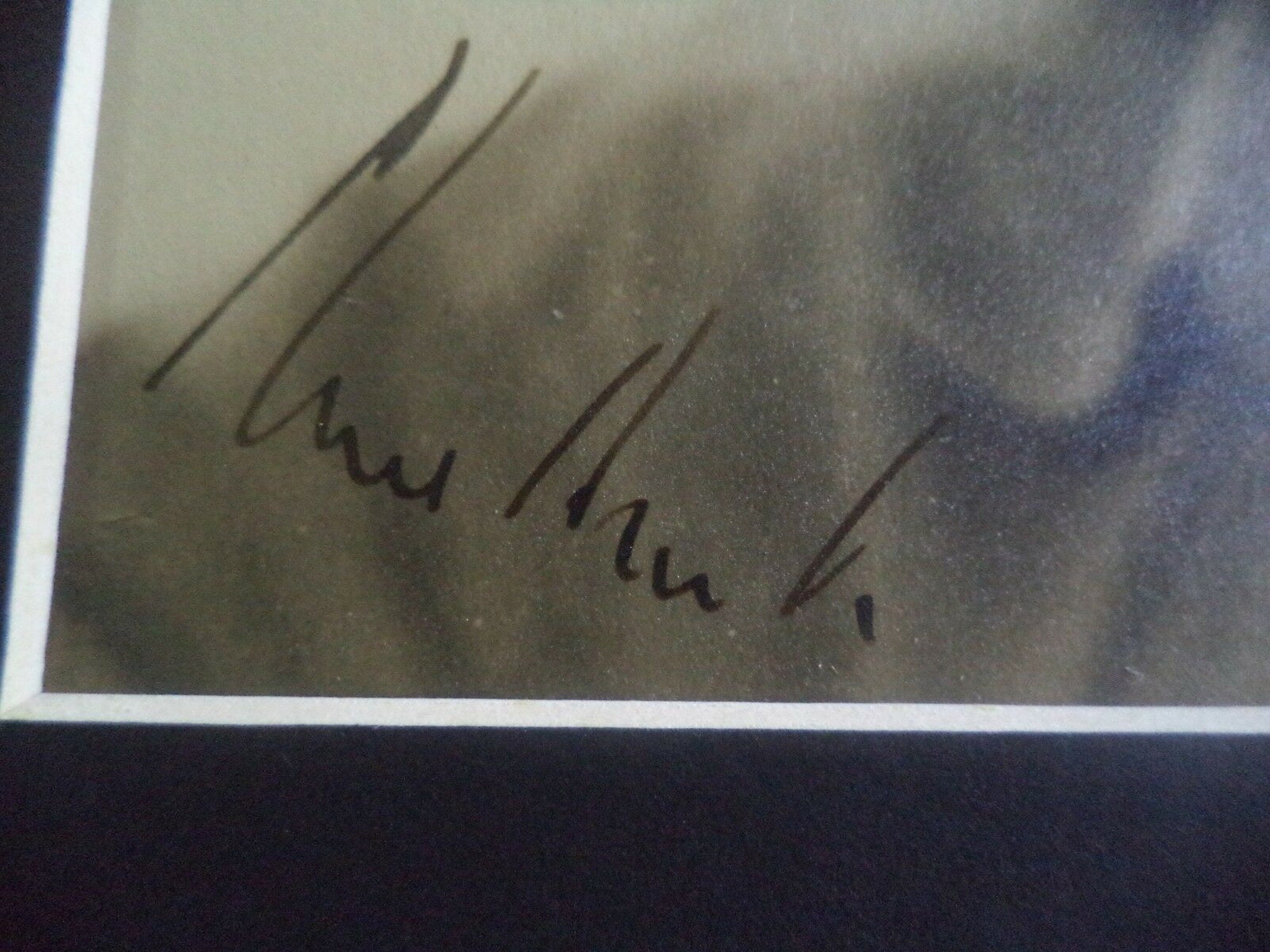 CLIVE BROOK (1887 – 1974) Mounted Autograph, Hand Signed in Black Ink ...