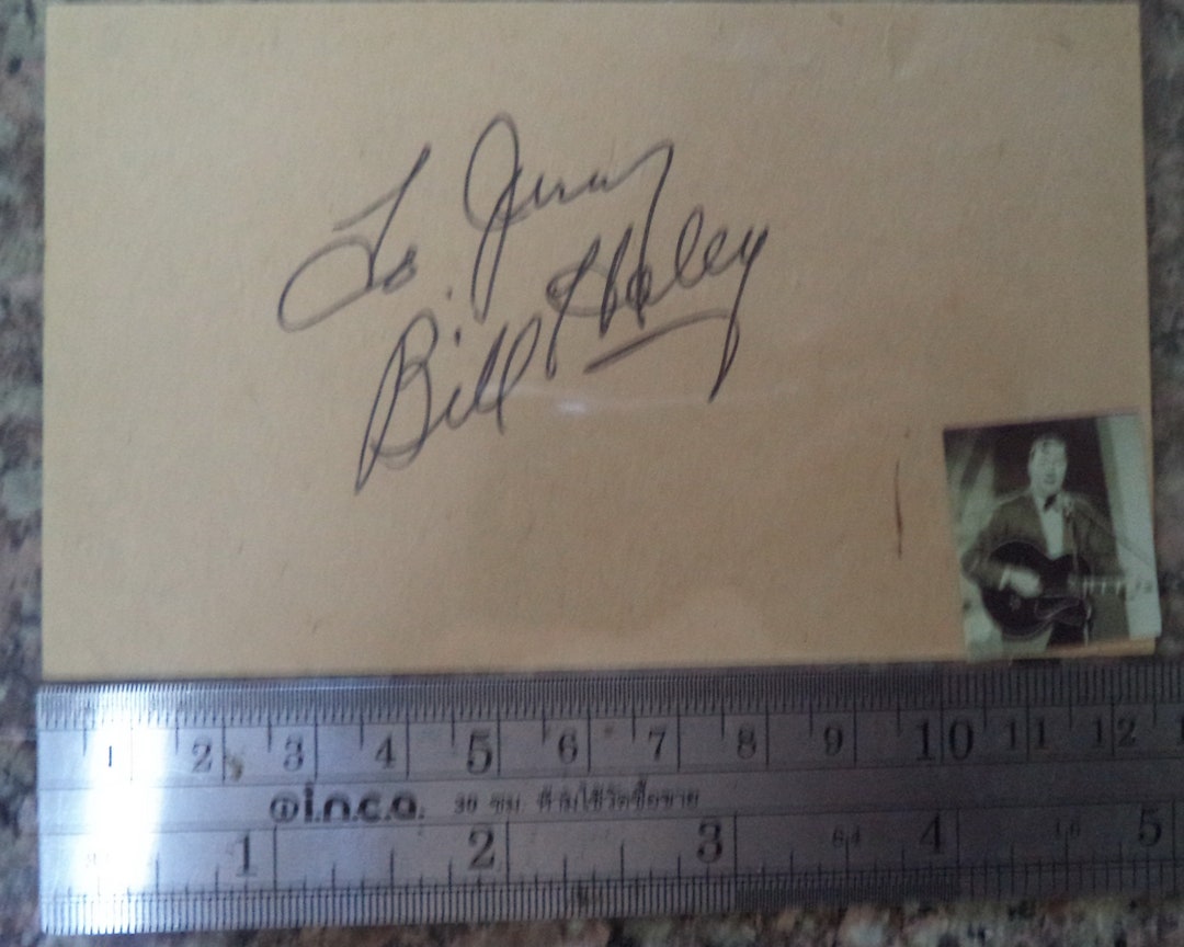BILL HALEY (1925 – 1981) Autograph, Hand Signed on Vintage Album Page ...