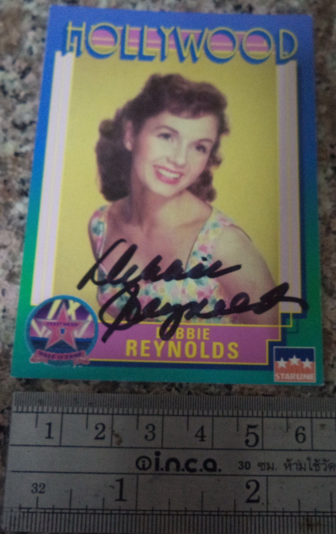 DEBBIE REYNOLDS (1932 – 2016) Autograph on Trading Card - Etsy