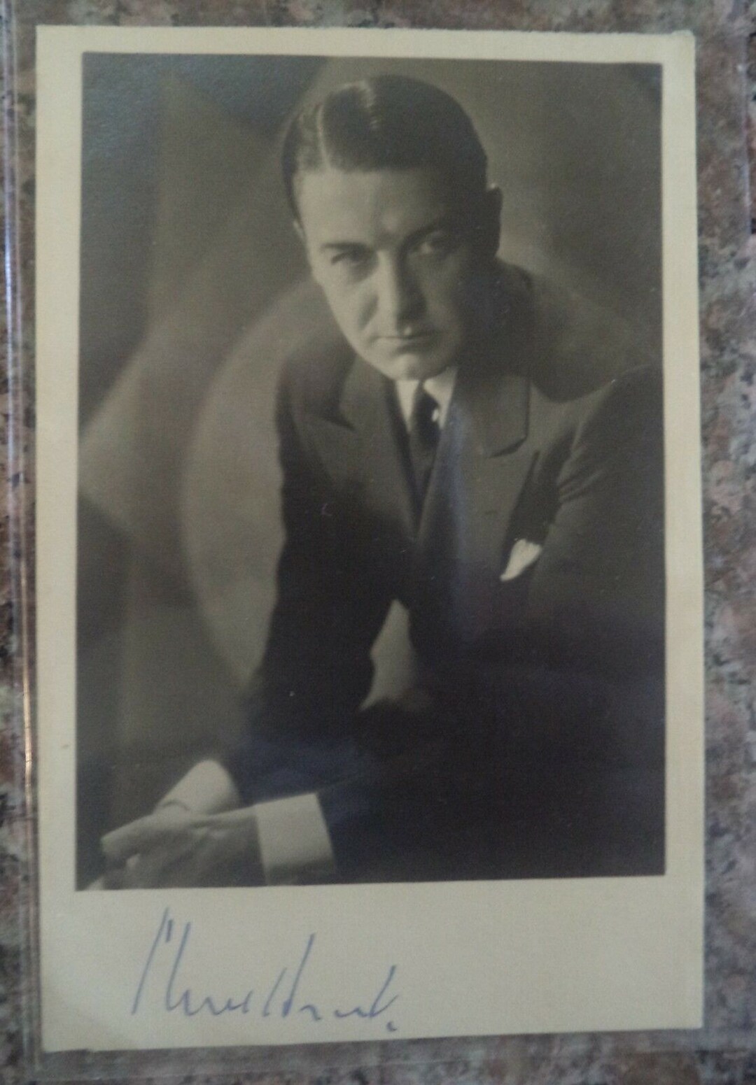CLIVE BROOK 1887 1974 Autograph Hand Signed Photo Card - Etsy