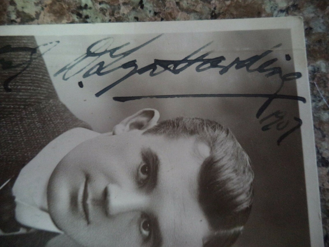 LYN HARDING 1867 1952 Autograph Hand Signed in Ink on | Etsy