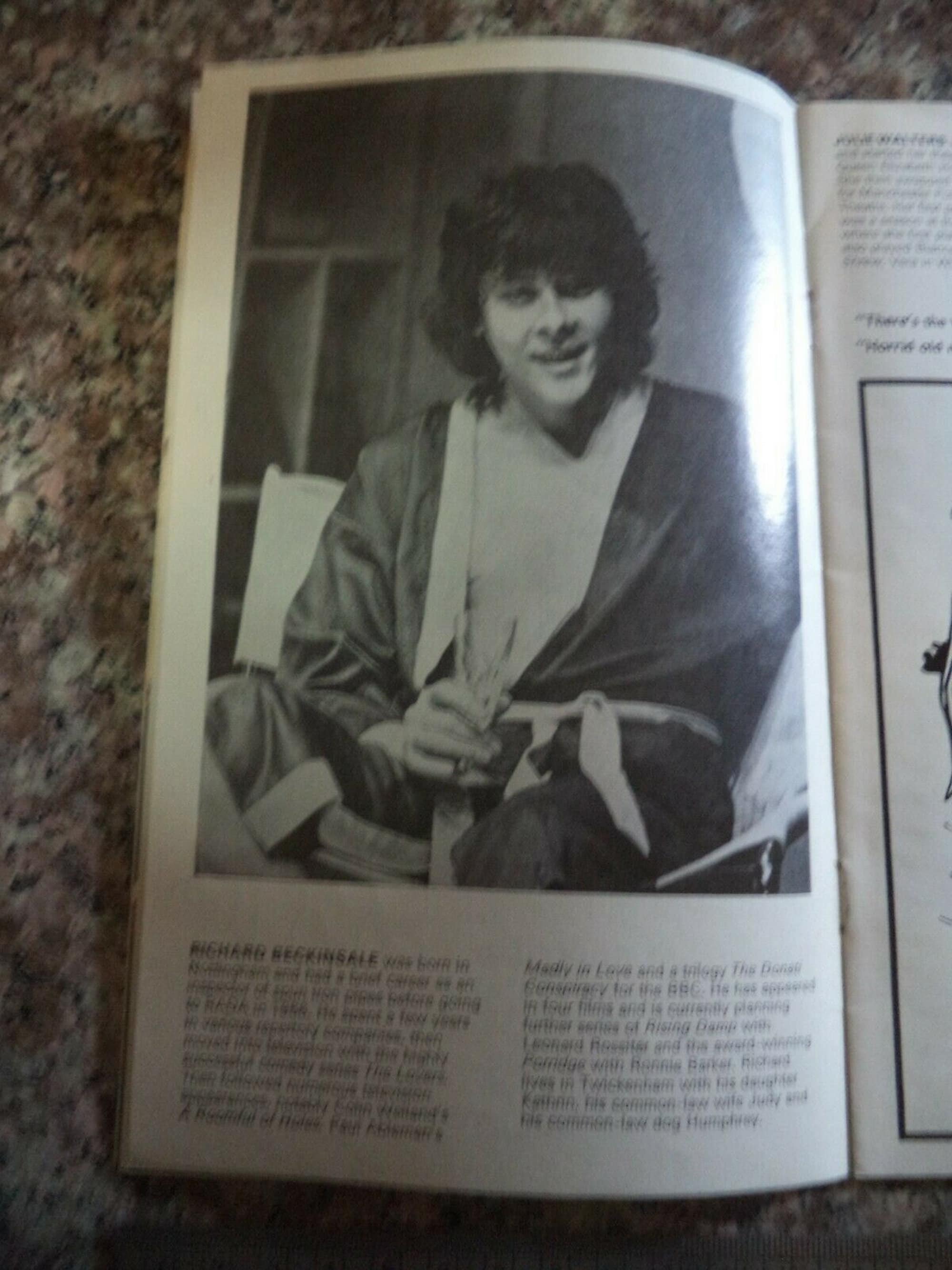 RICHARD BECKINSALE (1947 – 1979), Julie Walters and Eamon Boland ...