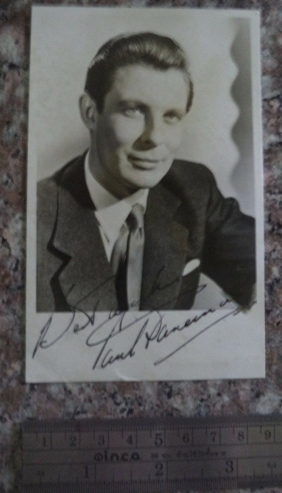 PAUL DANEMAN 1925 2001 Autograph hand signed photo was | Etsy