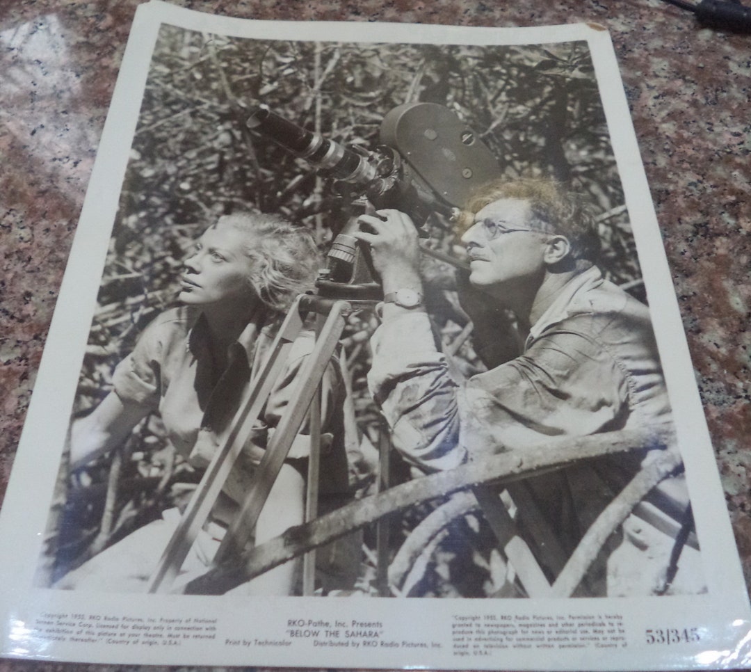 ARMAND and MICHAELA DENIS 1950s Rare Press Photos Wildlife Documentary ...