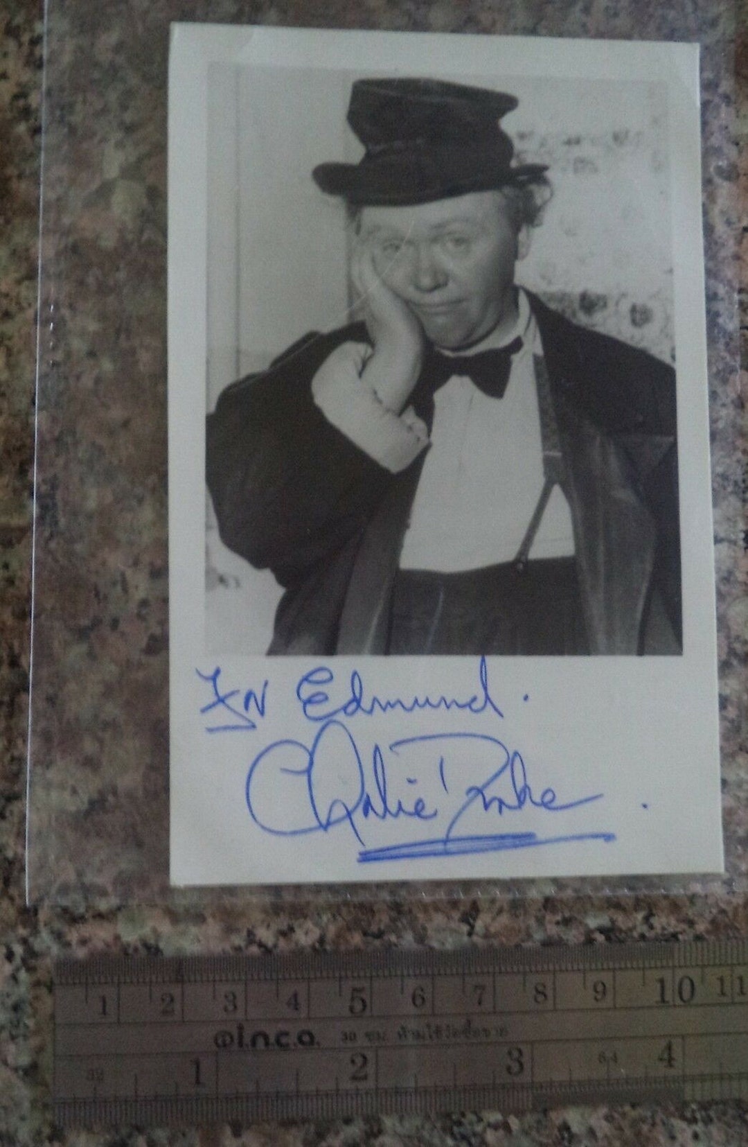 CHARLIE DRAKE 1925 2006 Autograph, Hand Signed Vintage Photo - Etsy