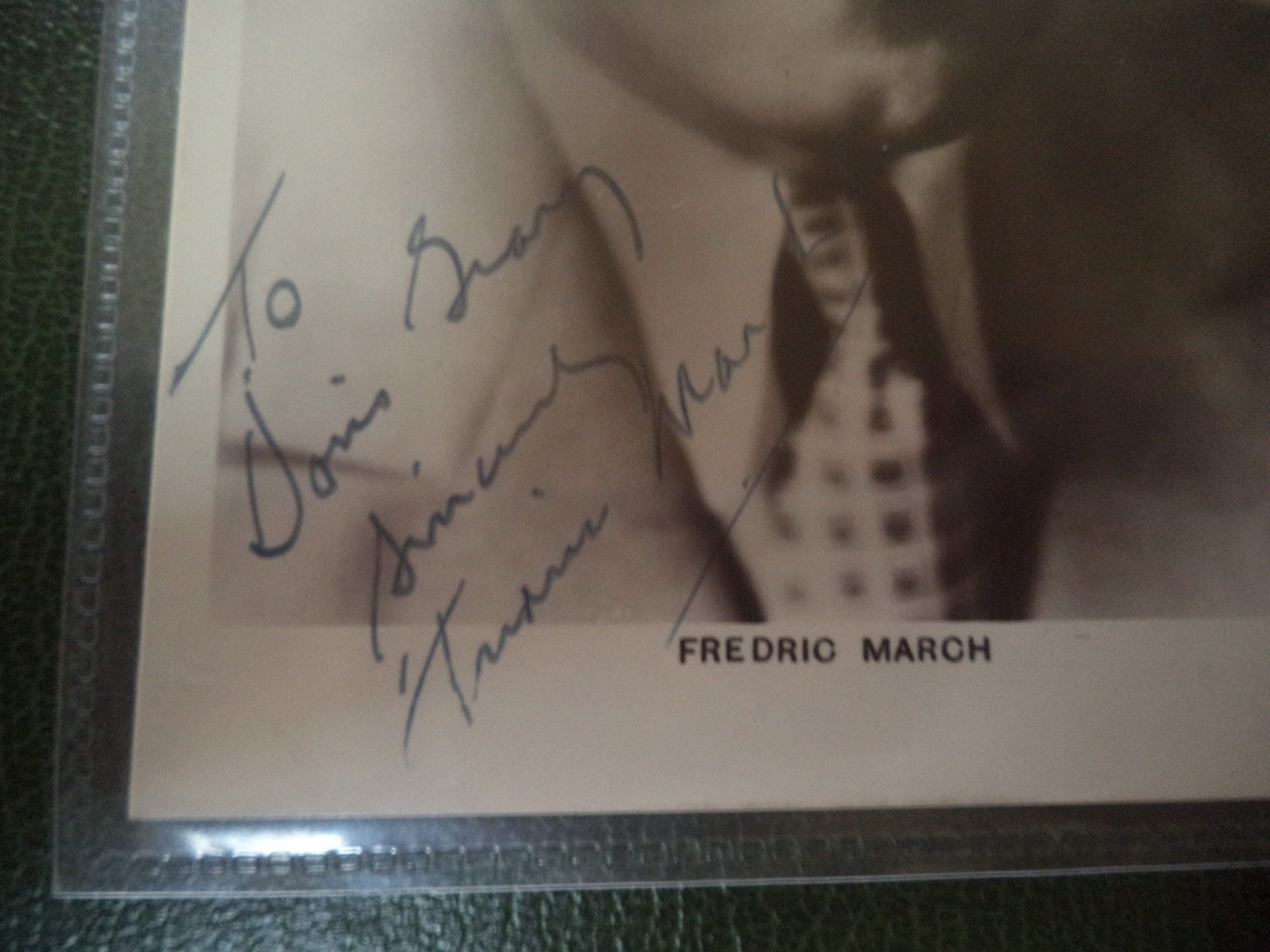 FREDRIC MARCH (1897 – 1975) Autograph, Hand Signed on a Picturegoer ...