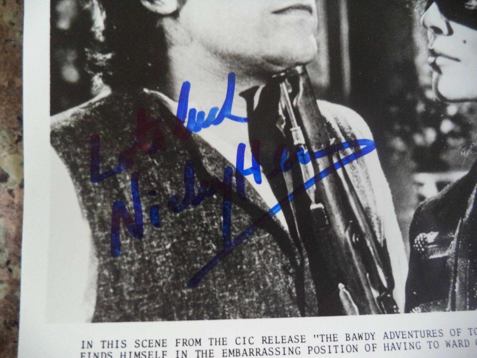 NICKY HENSON 1945 2019 Autograph Hand Signed 1976 UK - Etsy