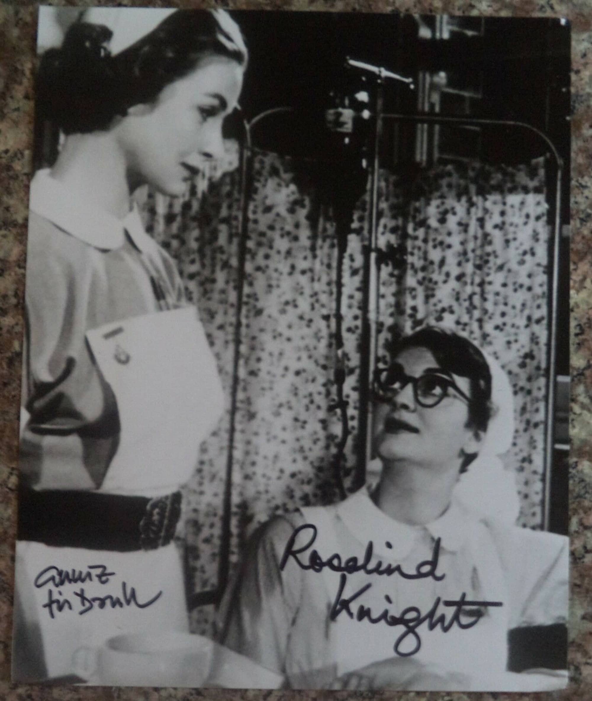 ROSALIND KNIGHT and Ann FIRBANK Autographs, Hand Signed on Photo From ...