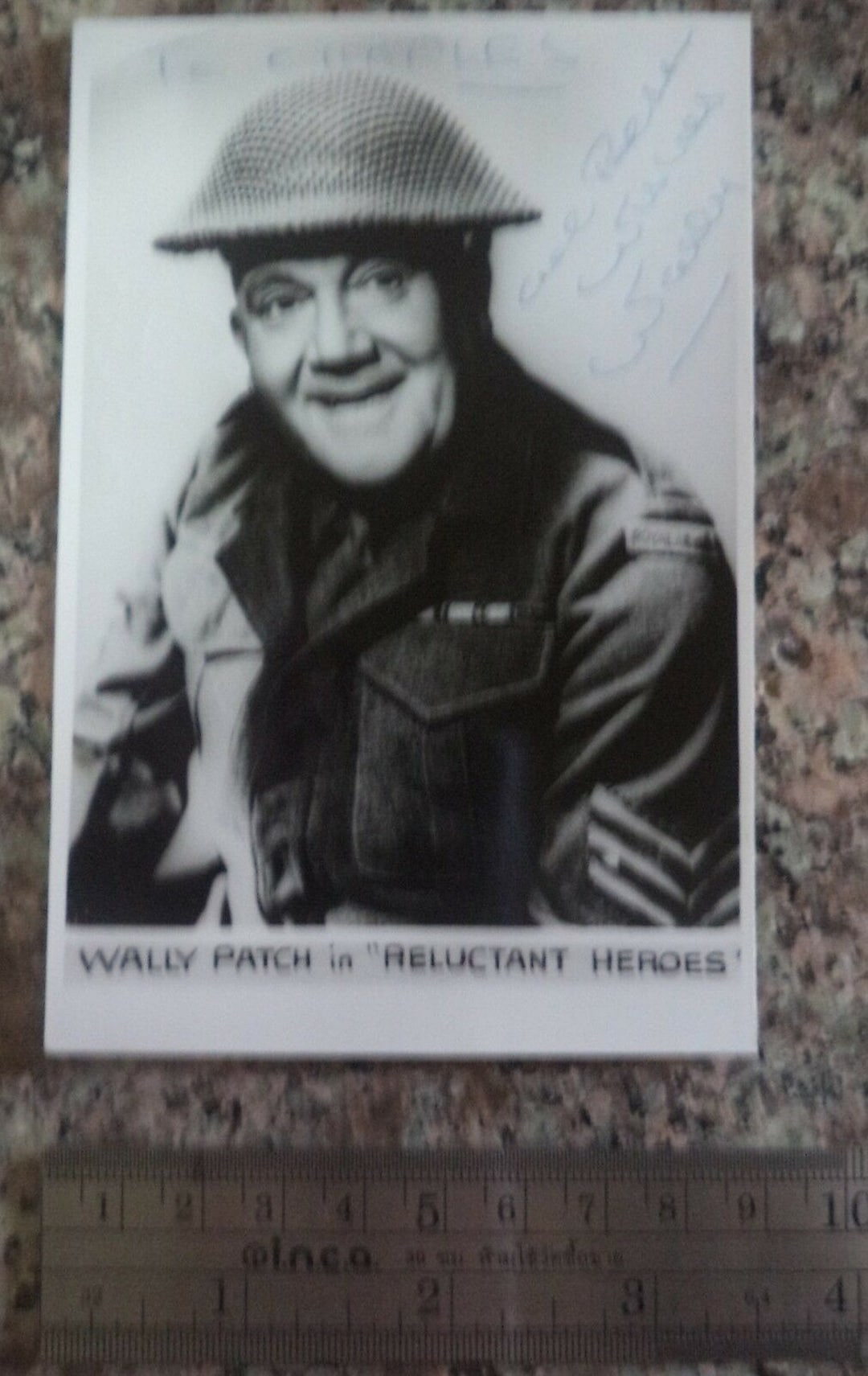 WALLY PATCH (1888 – 1970) Autograph, Hand Signed on Publicity Photo for ...