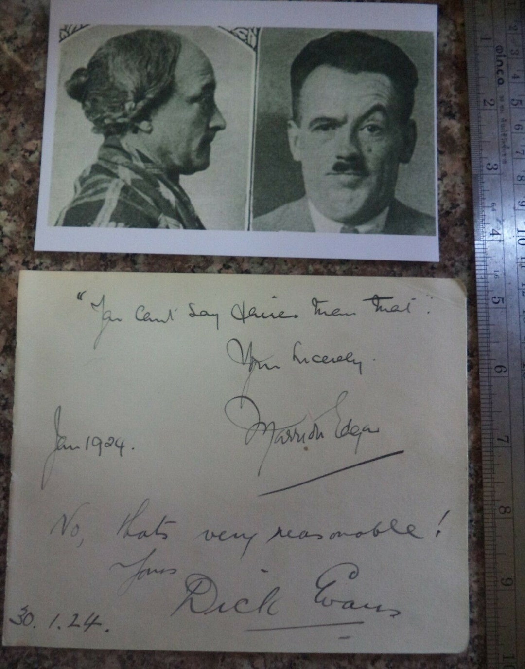 MARRIOTT EDGAR (1880 – 1951) Scarce Autograph, Hand Signed on Album ...