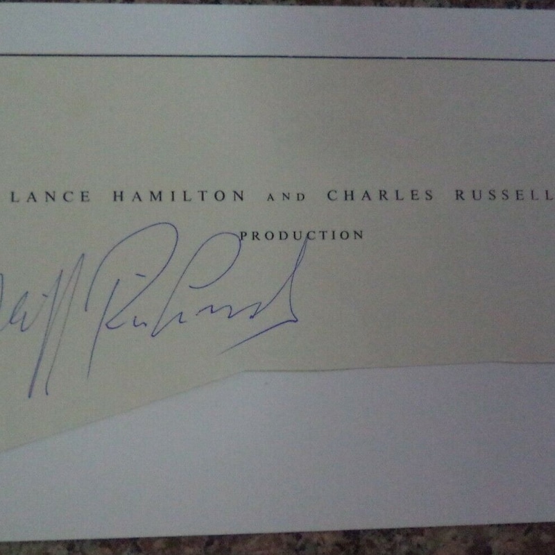 Cliff Richard Signed - Etsy