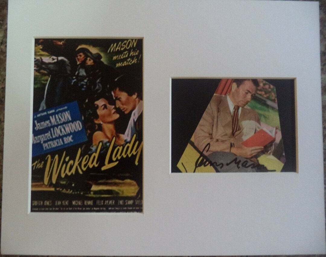 JAMES MASON 1909 1984 Autograph Mounted Display Hand - Etsy