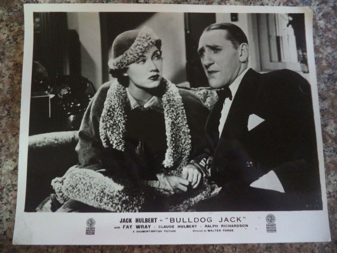 BULLDOG JACK (1935) UK Foyerkarte Fay Wray und Jack Hulbert. Walter ...
