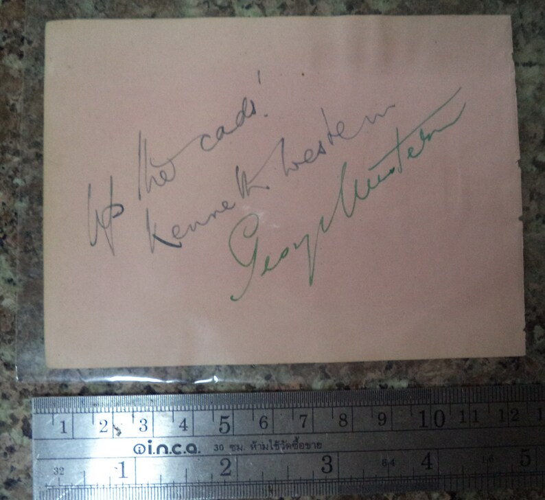 TOMMY TRINDER, Eddie Gray and the Western Brothers Autographs, Hand ...