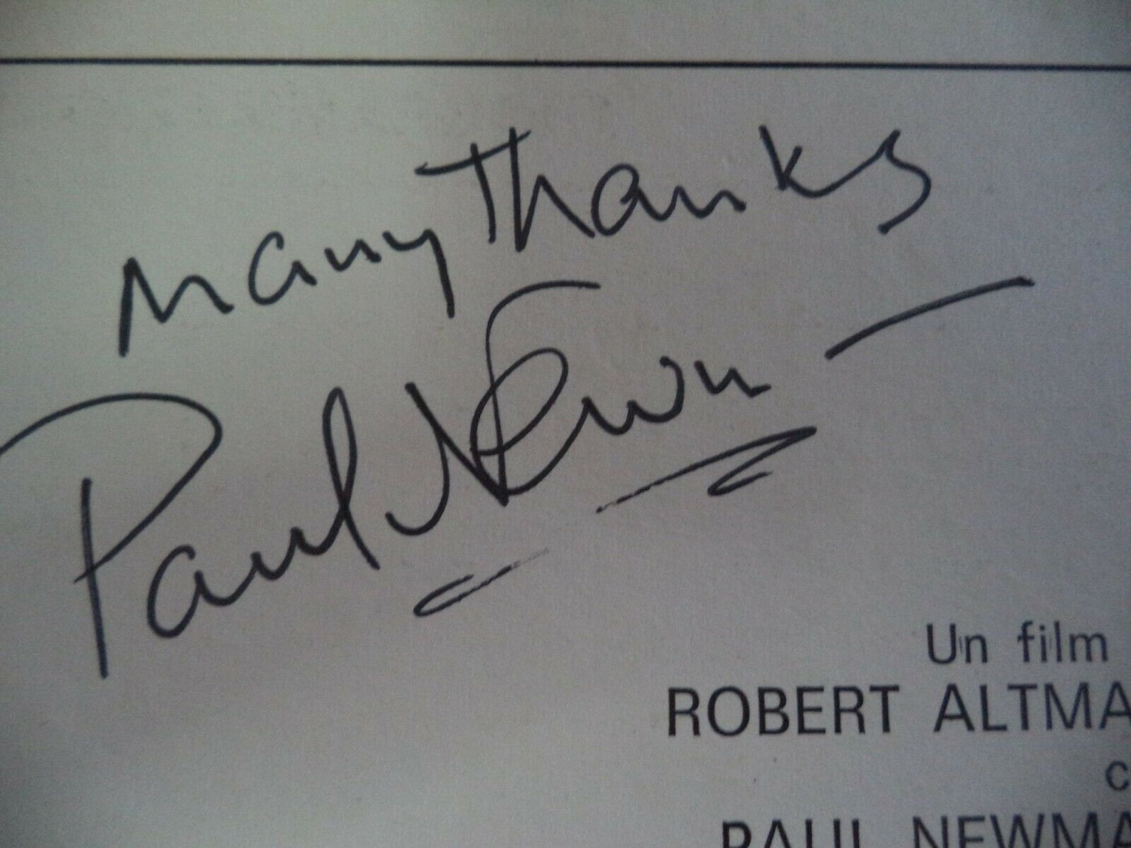 PAUL NEWMAN 1925 2008 Autograph Hand Signed on a Rare - Etsy