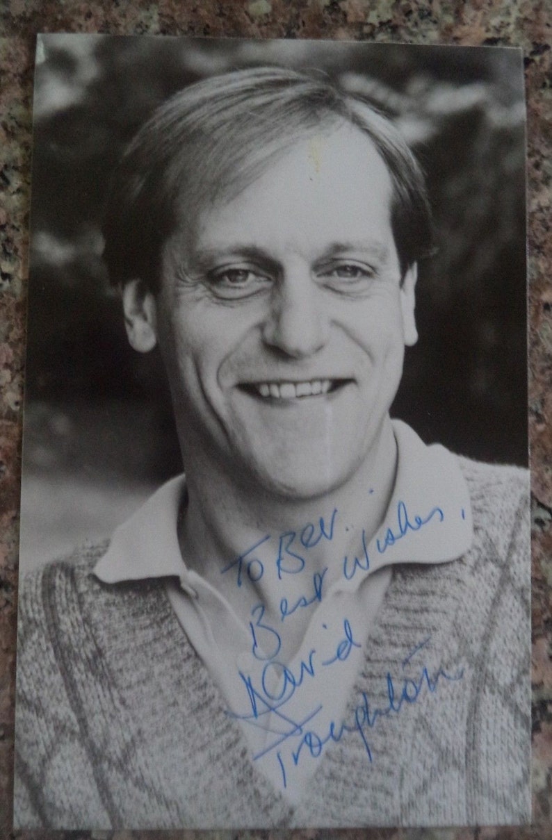DAVID TROUGHTON Autograph Hand Signed Photo Son of Patrick - Etsy
