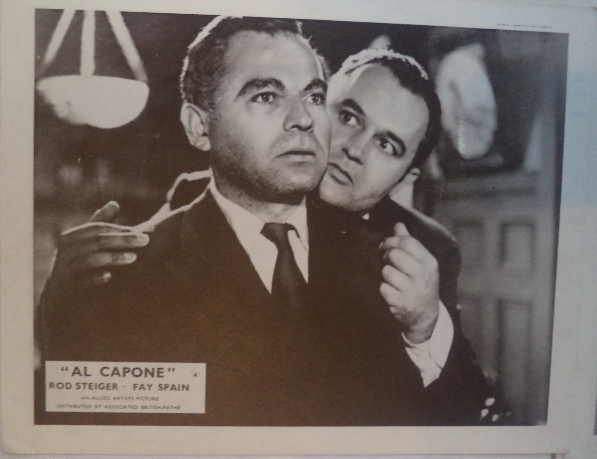 AL CAPONE (1959) Rare UK Lobby Card Set (8 Cards) Rod Steiger ...