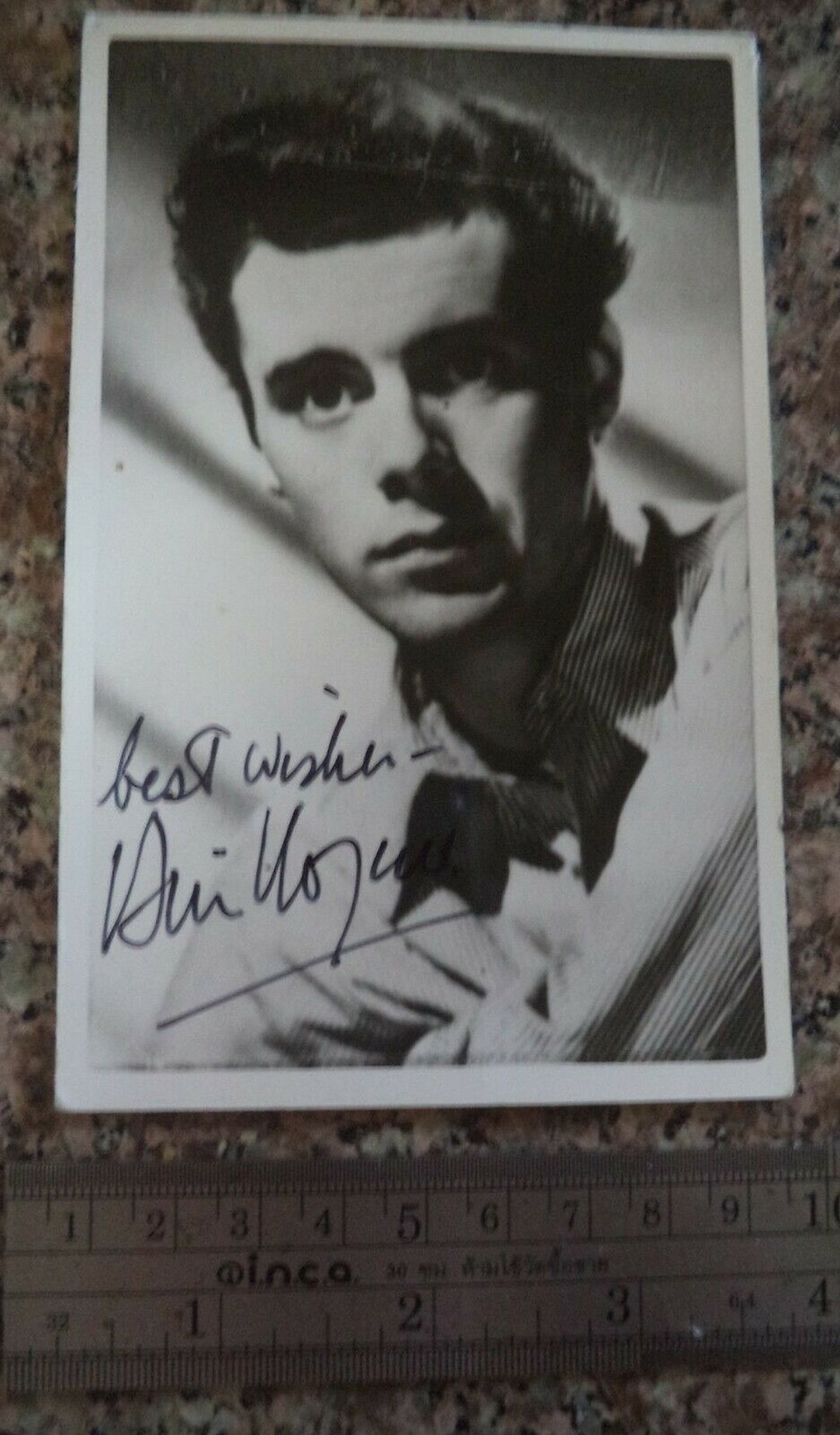 DIRK BOGARDE 1921 1999 Autograph, Hand Signed on a Vintage Photo Card ...