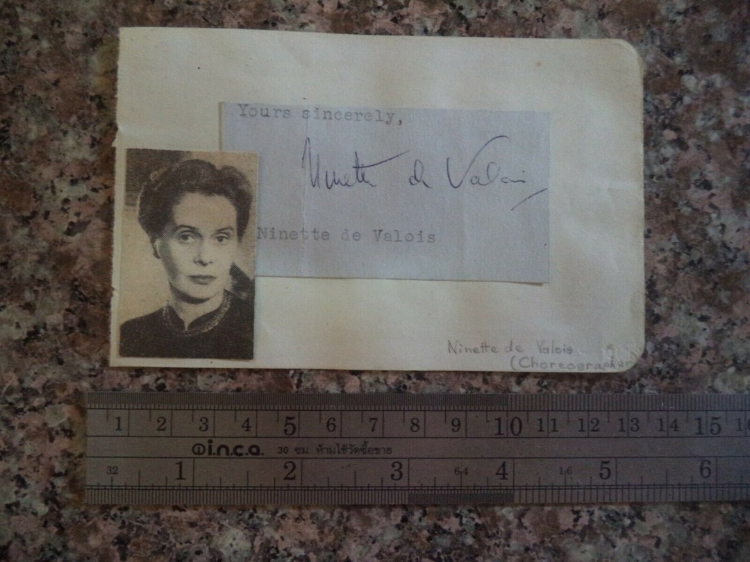 DAME NINETTE De VALOIS (1898 – 2001) and Anton Dolin (1904 - 1983 ...