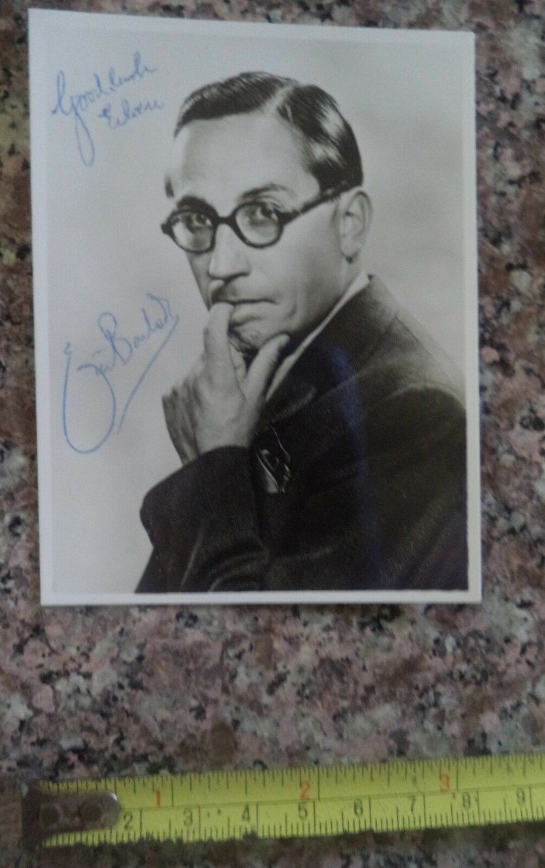 ERIC BARKER (1912 – 1990) Autograph, Hand Signed Photo 'carry on Films ...