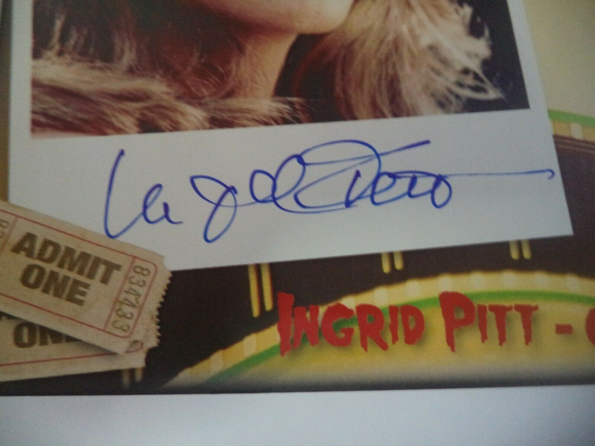 INGRID PITT (1937 – 2010) Autograph, Hand Signed on First Day Cover ...