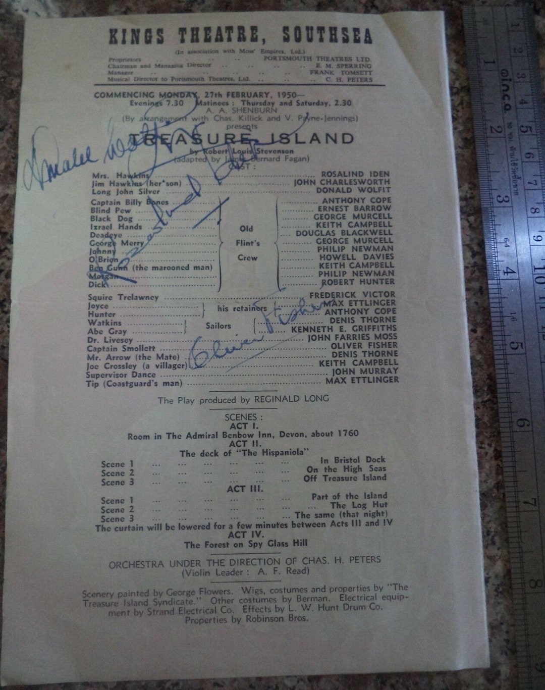 DONALD WOLFIT (1902 – 1968) & Rosalind Iden (1908 - 1990) Autographs ...