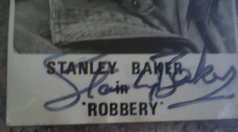 STANLEY BAKER (1928 – 1976) Autograph, Hand Signed on Publicity Photo ...