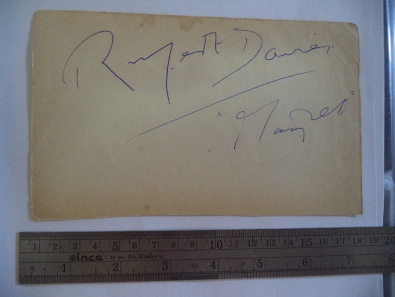 RUPERT DAVIES (1916 – 1976) Autograph, Hand Signed on Page MAIGRET on ...