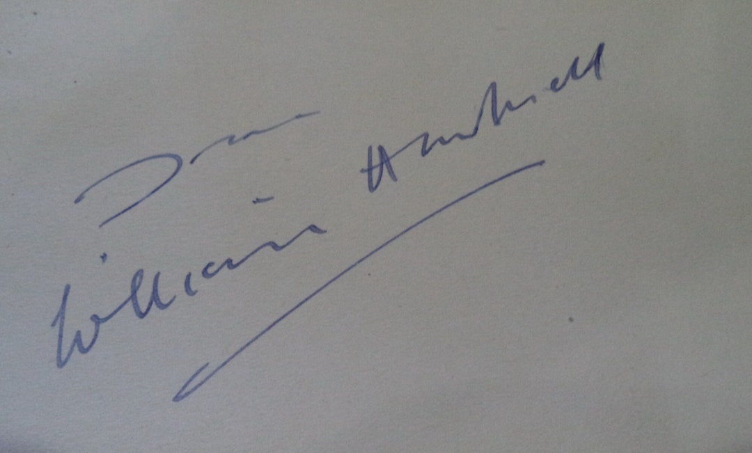 WILLIAM HARTNELL (1908 - 1975) Autograph, Hand Signed on Album Page. - Etsy