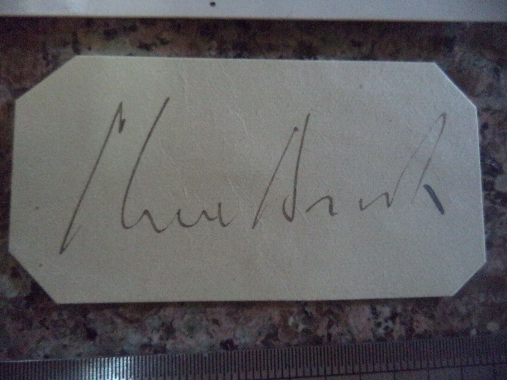 CLIVE BROOK (1887 – 1974) Autograph, Hand Signed Page With a Photo Post ...