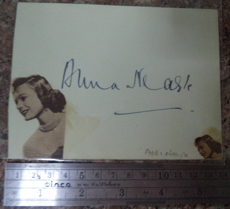 ANNA NEAGLE 1904 1986 and John Penrose 1914 1983 Autographs, Hand ...