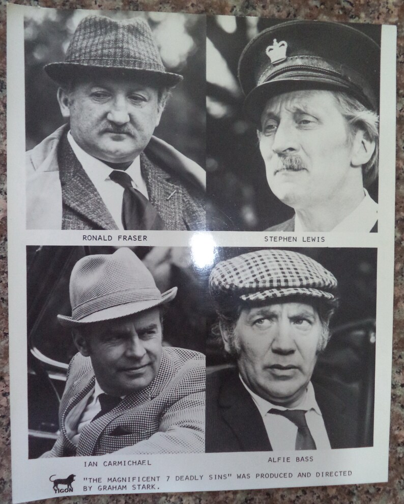 The Magnificent 7 Deadly Sins (1971) 7 X UK PRESS PHOTOS Tigon #2 - Etsy