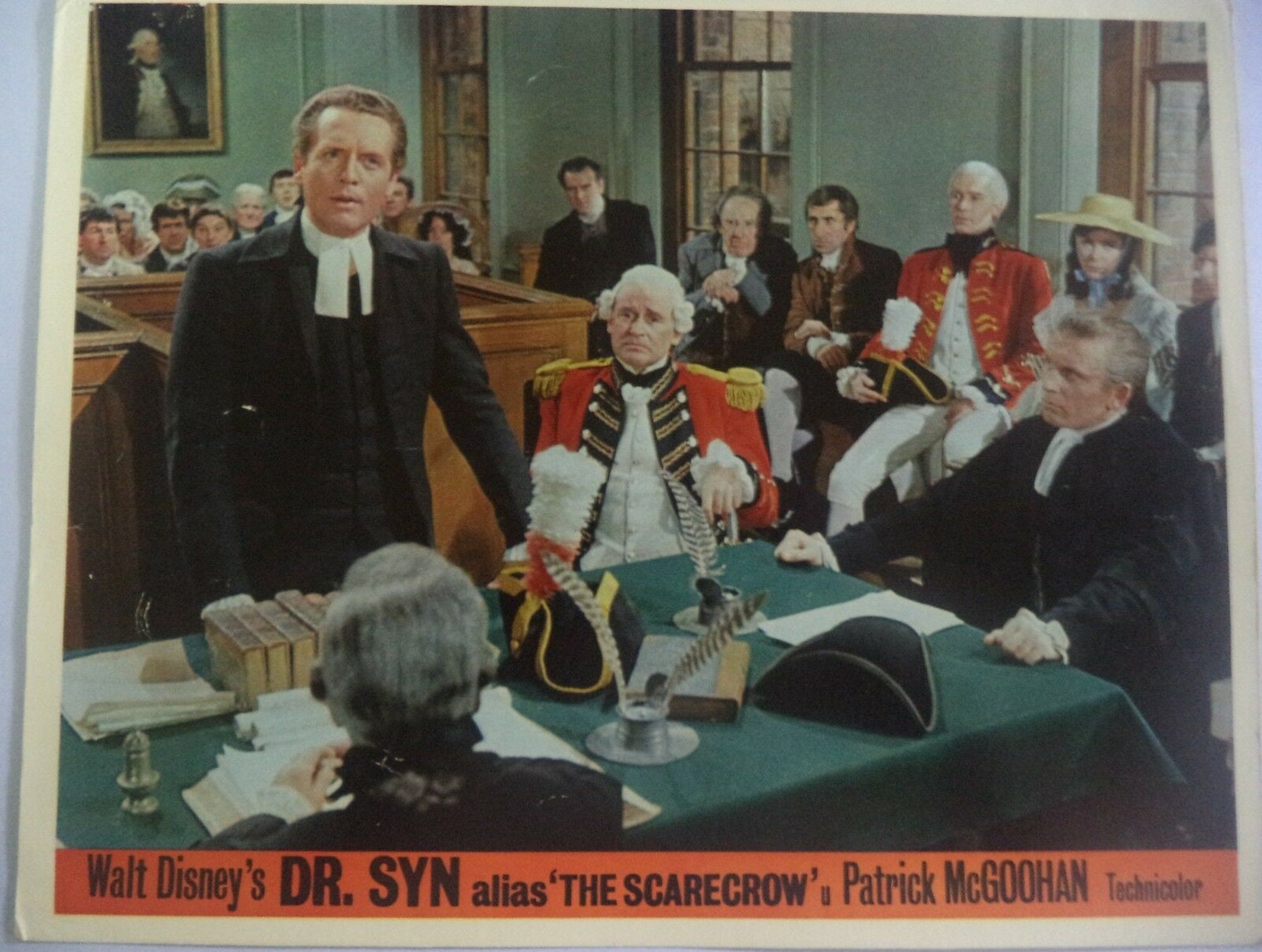 DR SYN, Alias the Scarecrow Rare UK Lobby Card 1963 Disney Patrick ...