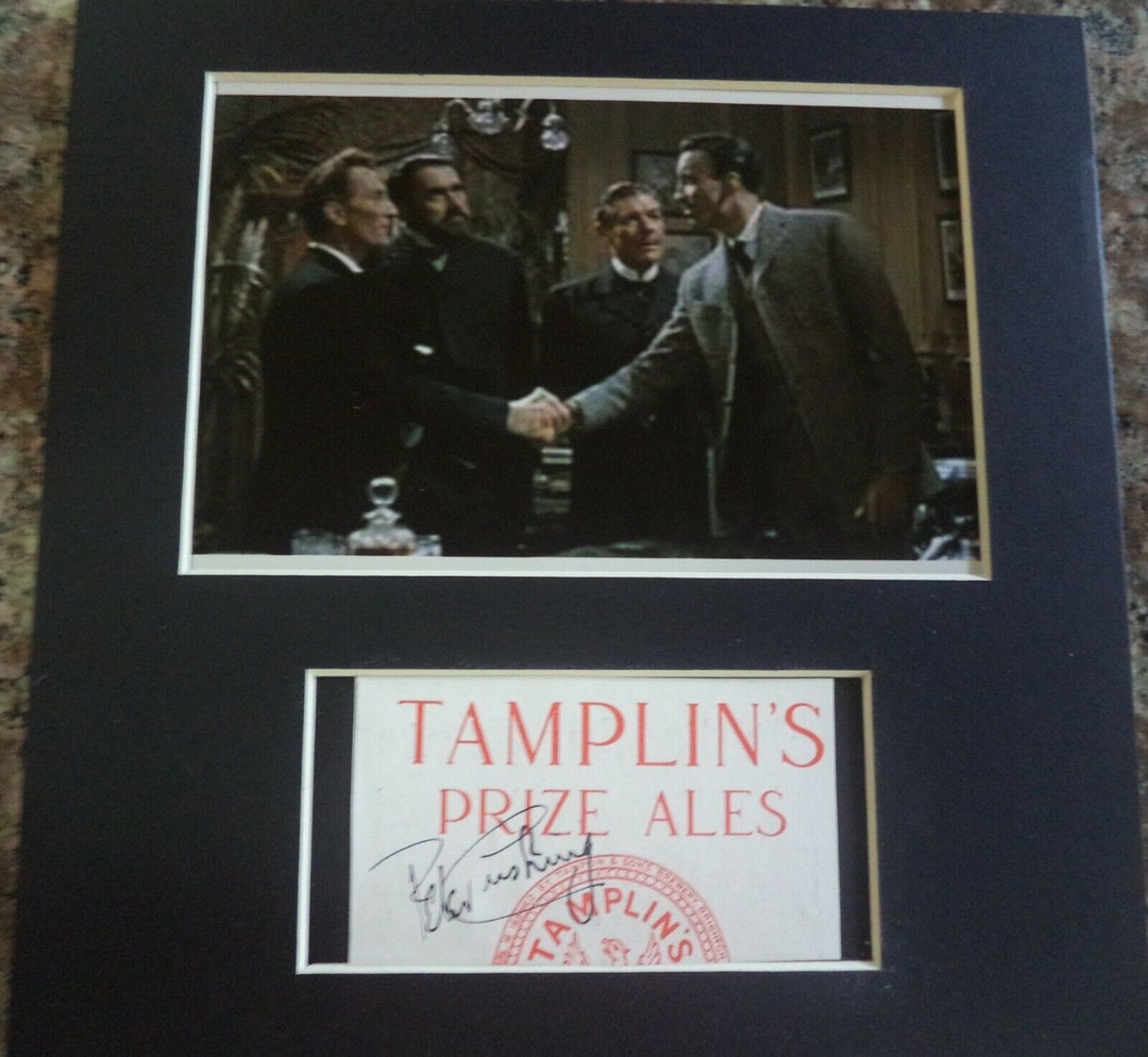 PETER CUSHING (1913 – 1994) Hand Signed Autograph Mounted Display, Was ...