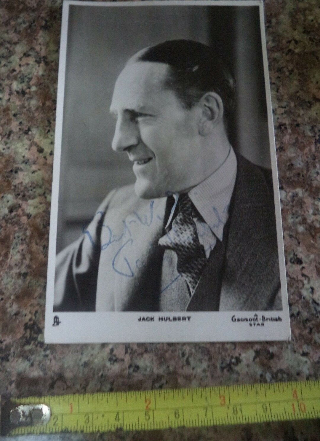 JACK HULBERT (1892 – 1978) Autograph, Hand Signed Small Photo Postcard ...