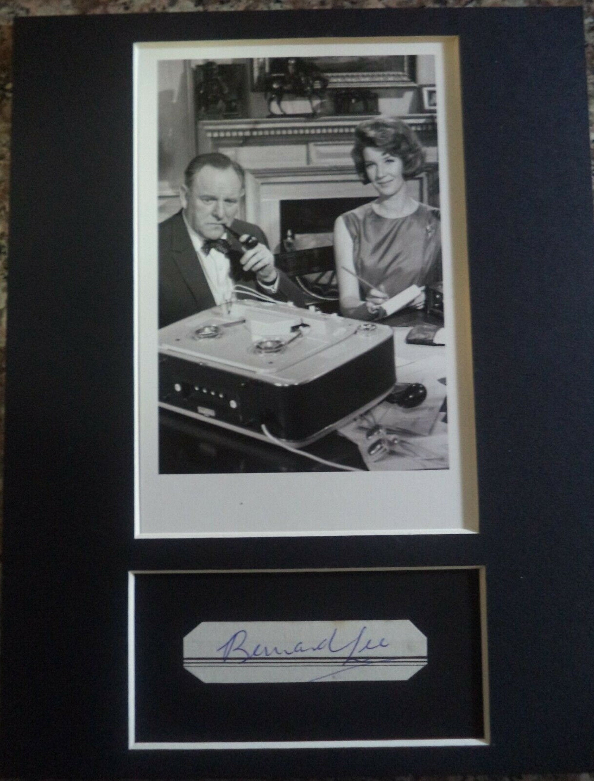 BERNARD LEE 1908 1981 Autogramm Montierte Anzeige - Etsy.de