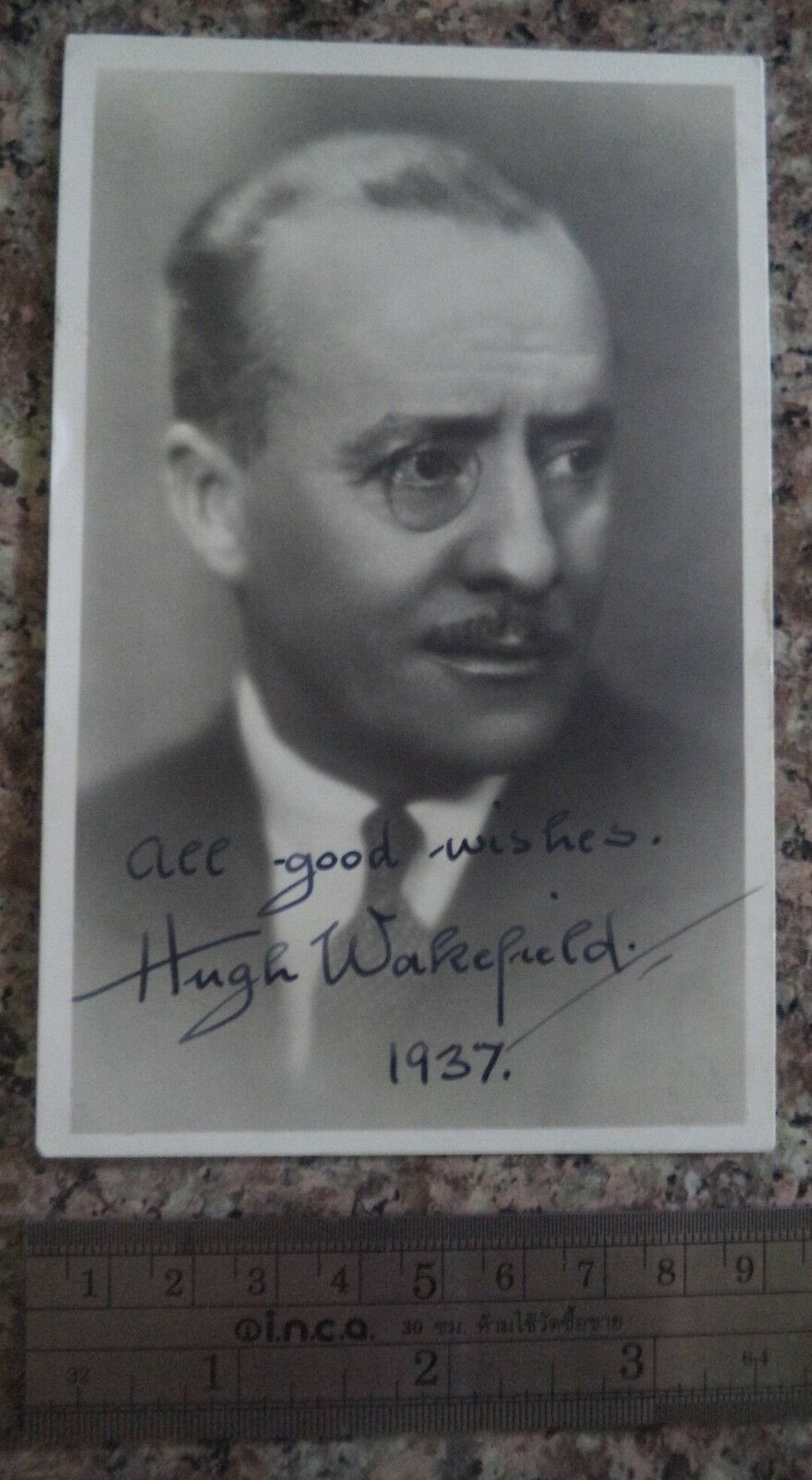 HUGH WAKEFIELD 1888 1971 Autograph Hand Signed on Photo - Etsy