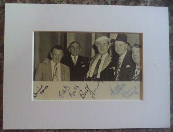 CRAZY GANG Mounted Autographs Hand Signed on Photo by 5 of - Etsy