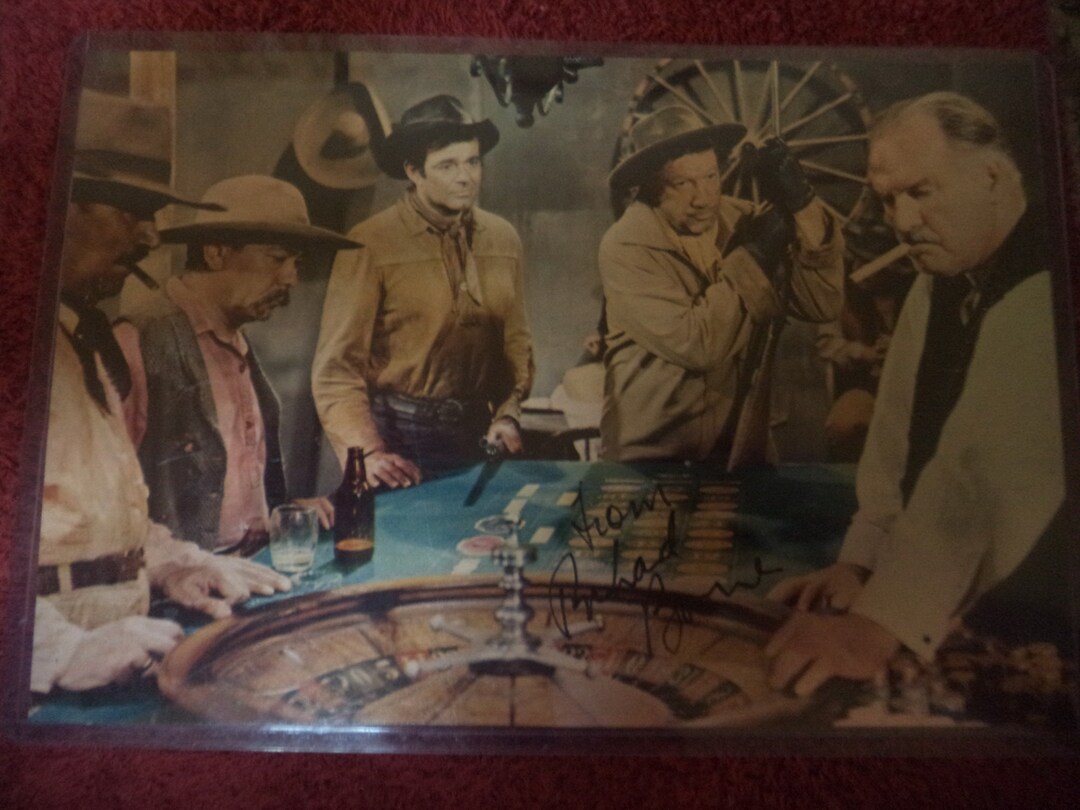 RICHARD BOONE (1917 – 1981) Autograph, Hand Signed in Ink on a Photo ...