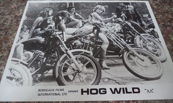 HOG WILD 1980 2 X UK Lobby Cards Biker Gang - Etsy