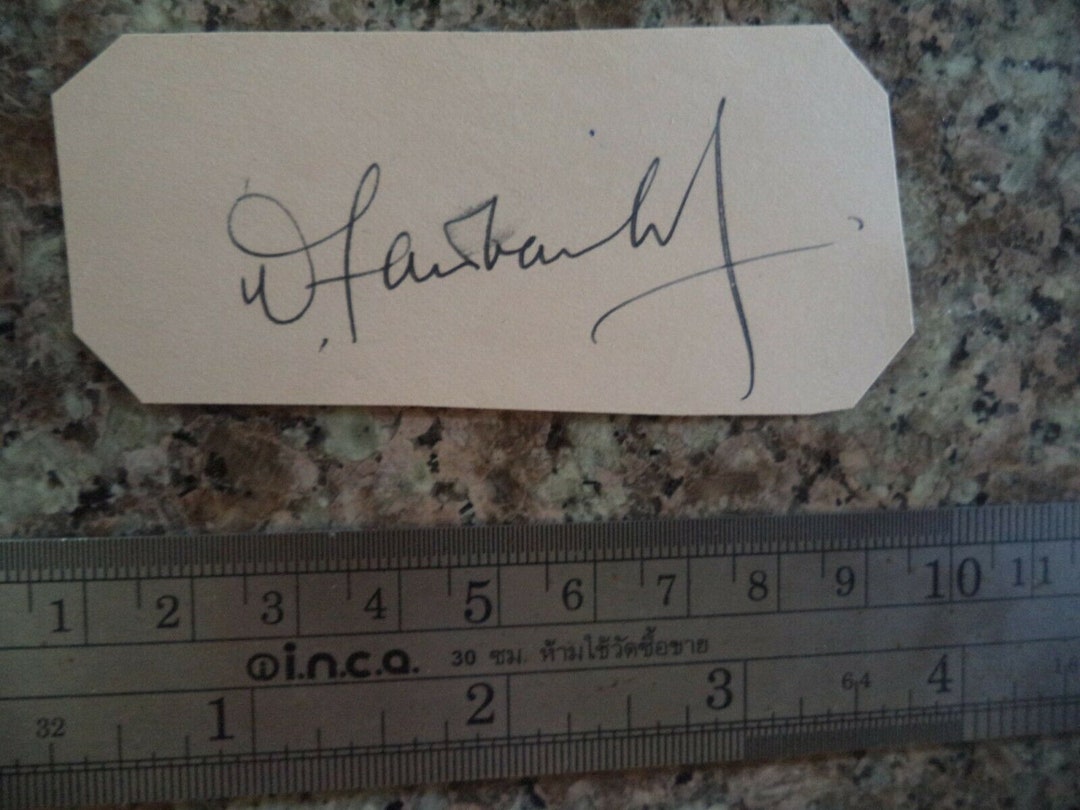 DOUGLAS FAIRBANKS Jr 1909 2000 Autograph Hand Signed Page - Etsy