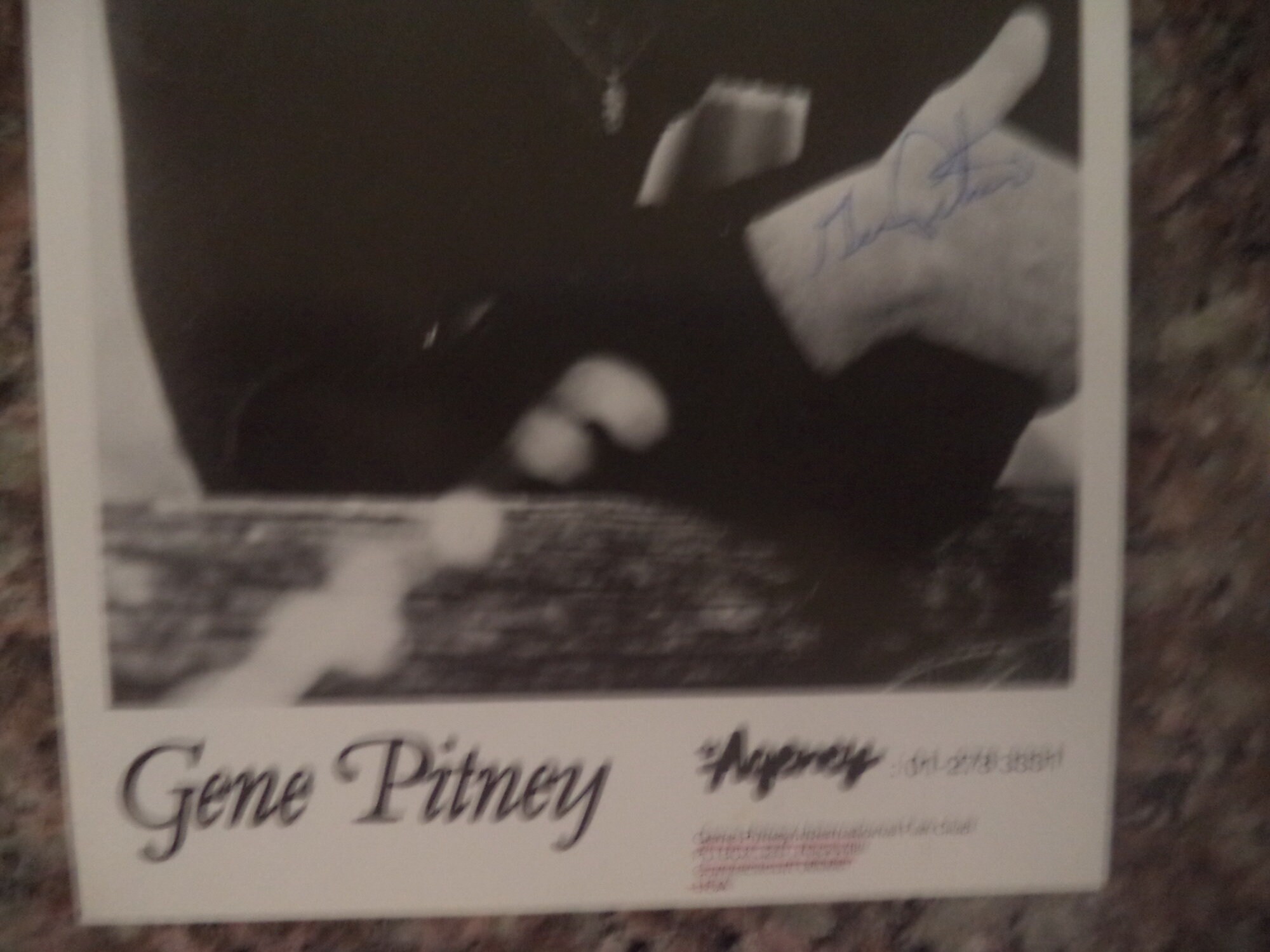 JIMMY GILMER & the Fireballs, Eddie Falcon, Gene Pitney Autographs, Hand Signed POP - Etsy