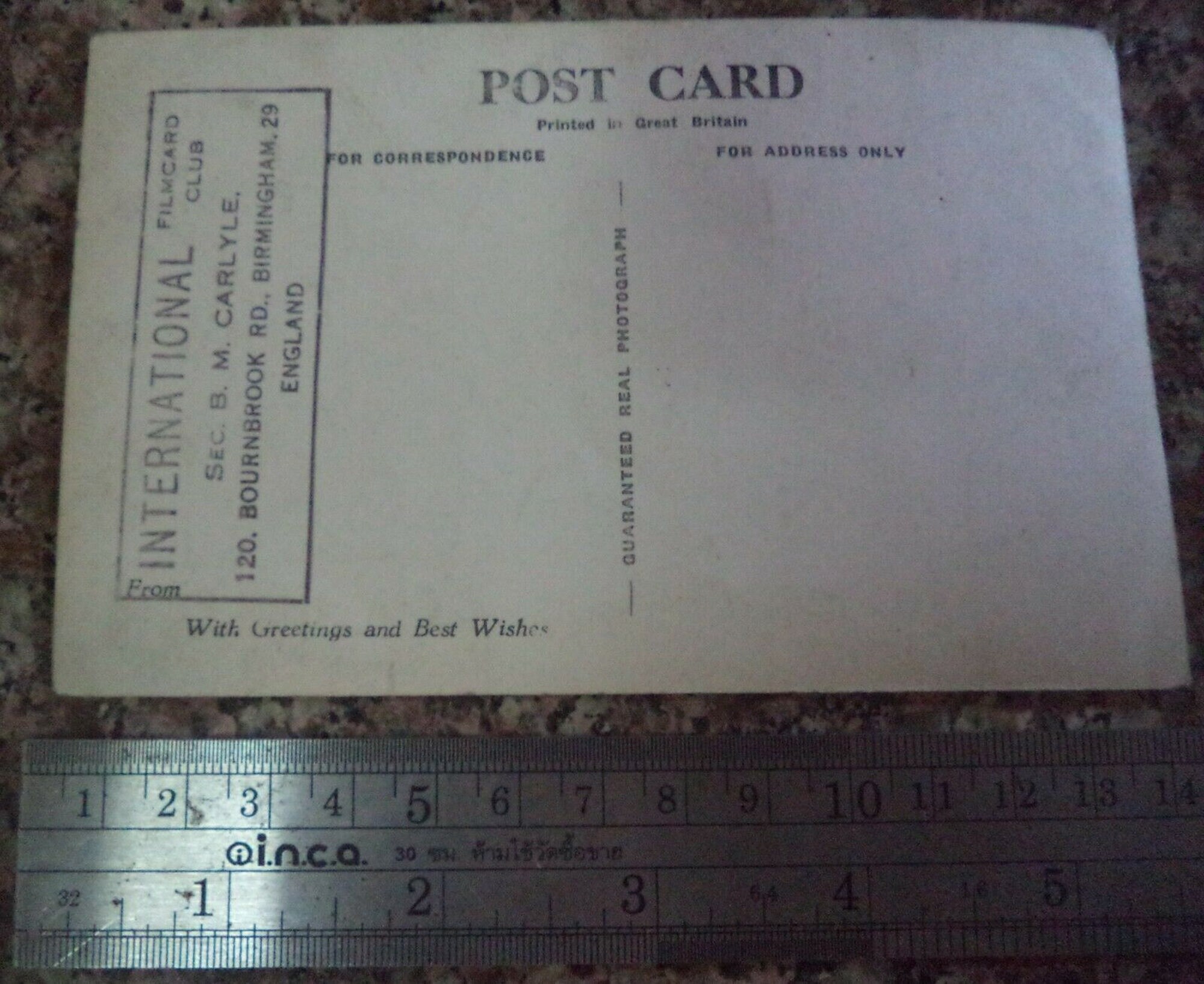 CONSTANCE MOORE (1920 – 2005) Autograph, Hand Signed on Photo Post Card ...