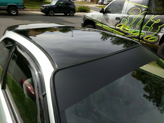 BLACK Sun Strip 12x60 Visor Premium Windshield Banner Cast PVC | Etsy