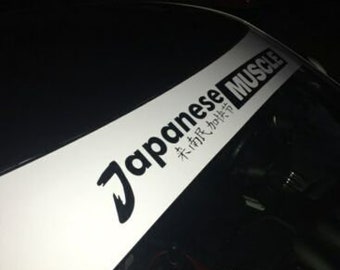 Windshield Decal Car Sticker Banner JDM Vinyl Graphics Stance for ...