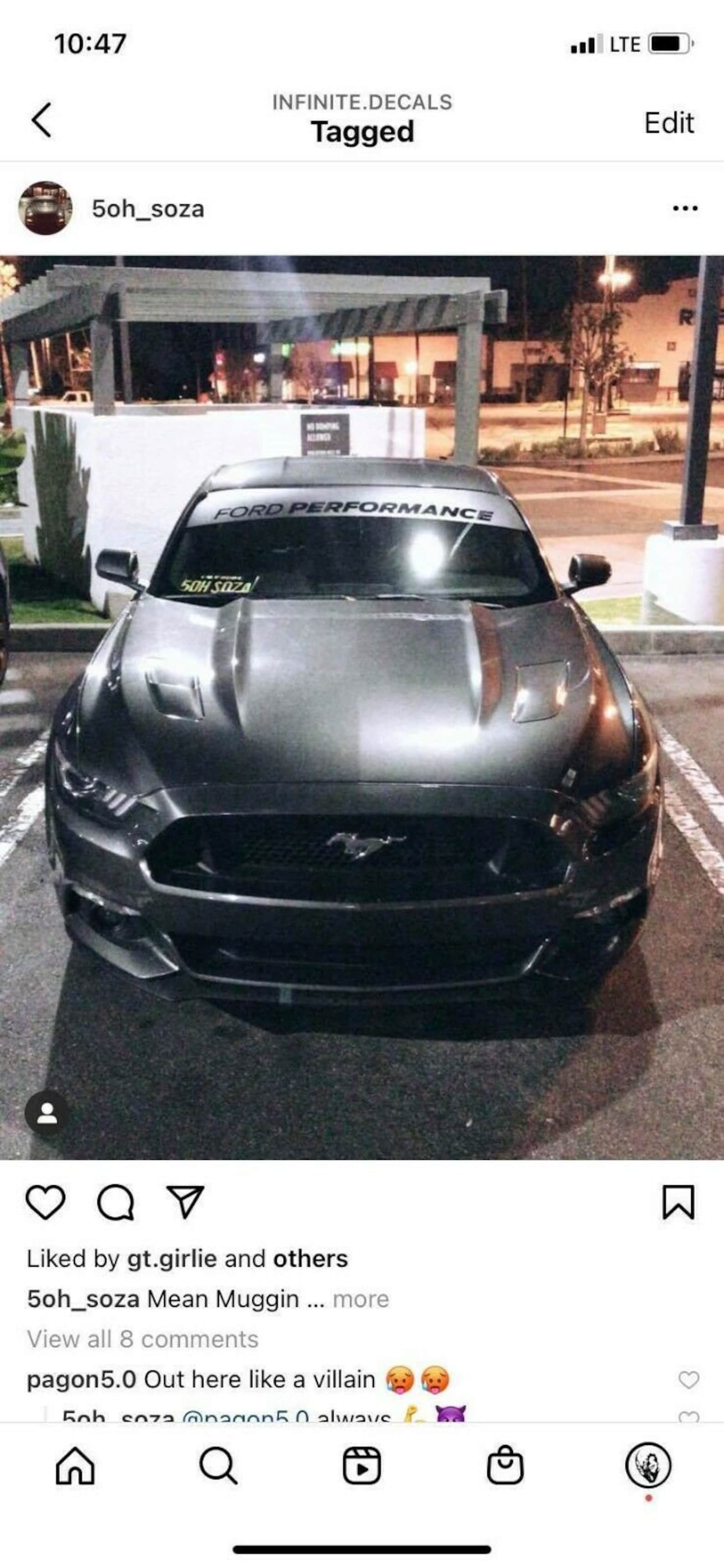 Ford St Rs Mustang Truck All Ford Banner Performance Sticker - Etsy