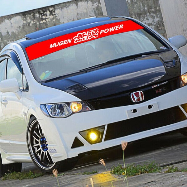 Mugen Windshield Decal - Etsy